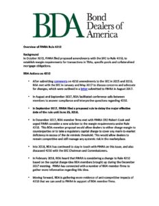 Overview of FINRA Rule 4210 - Bond Dealers of America - DC Trade ...